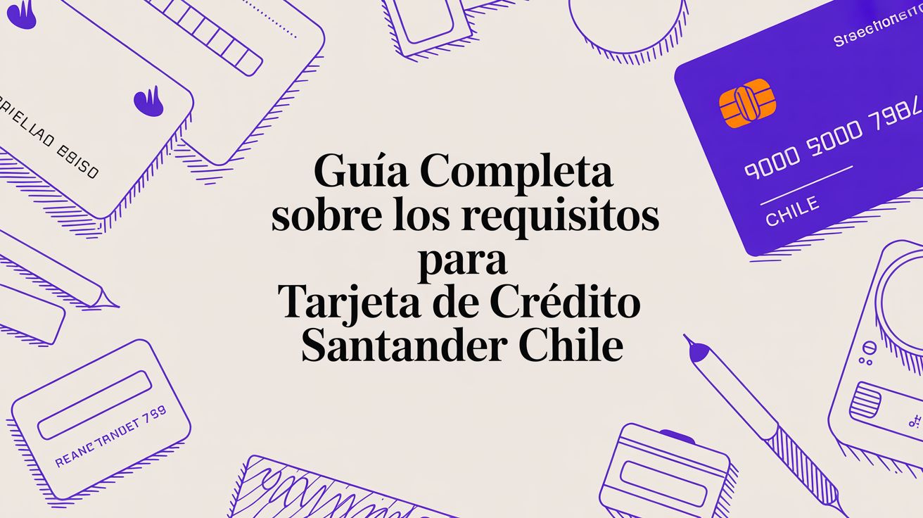 Guía completa sobre los requisitos para tarjeta de crédito Santander Chile